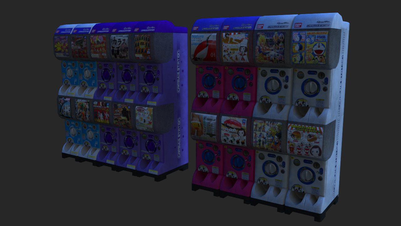 ArtStation - Capsulestation gachapon