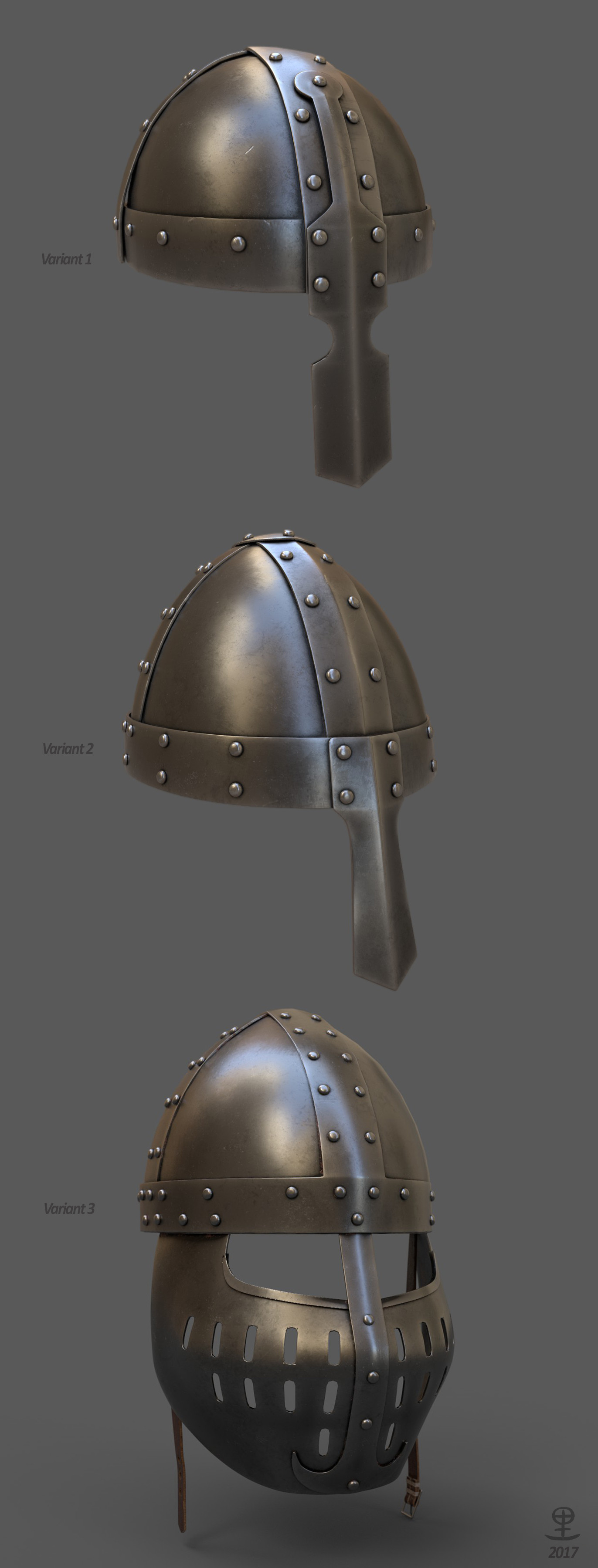 Rodolphe QUEMERAIS - Norman helmet - Simple model