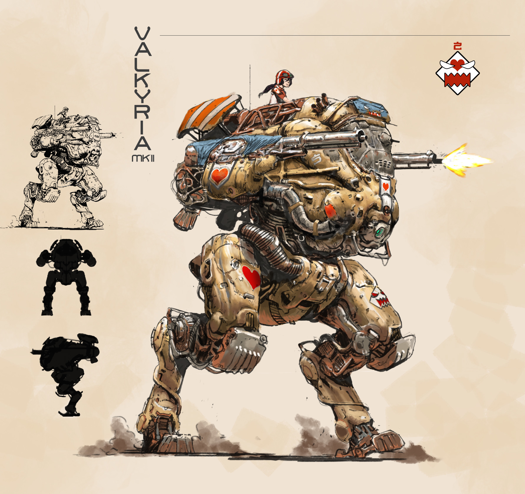 ArtStation - light mecha----Valkyria MK2