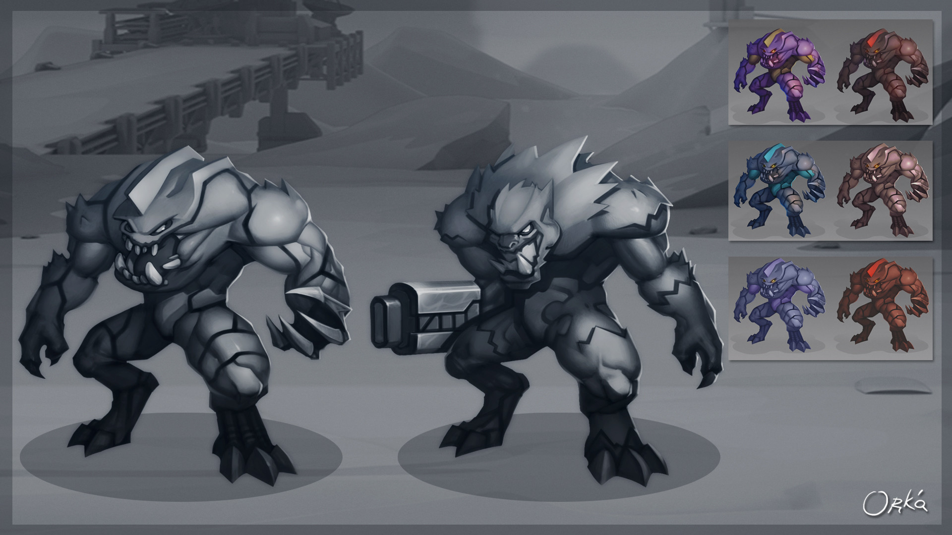 ArtStation - Game concept - mutants