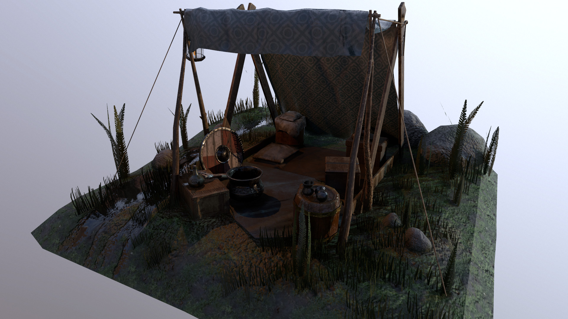 ArtStation - Medieval Camp
