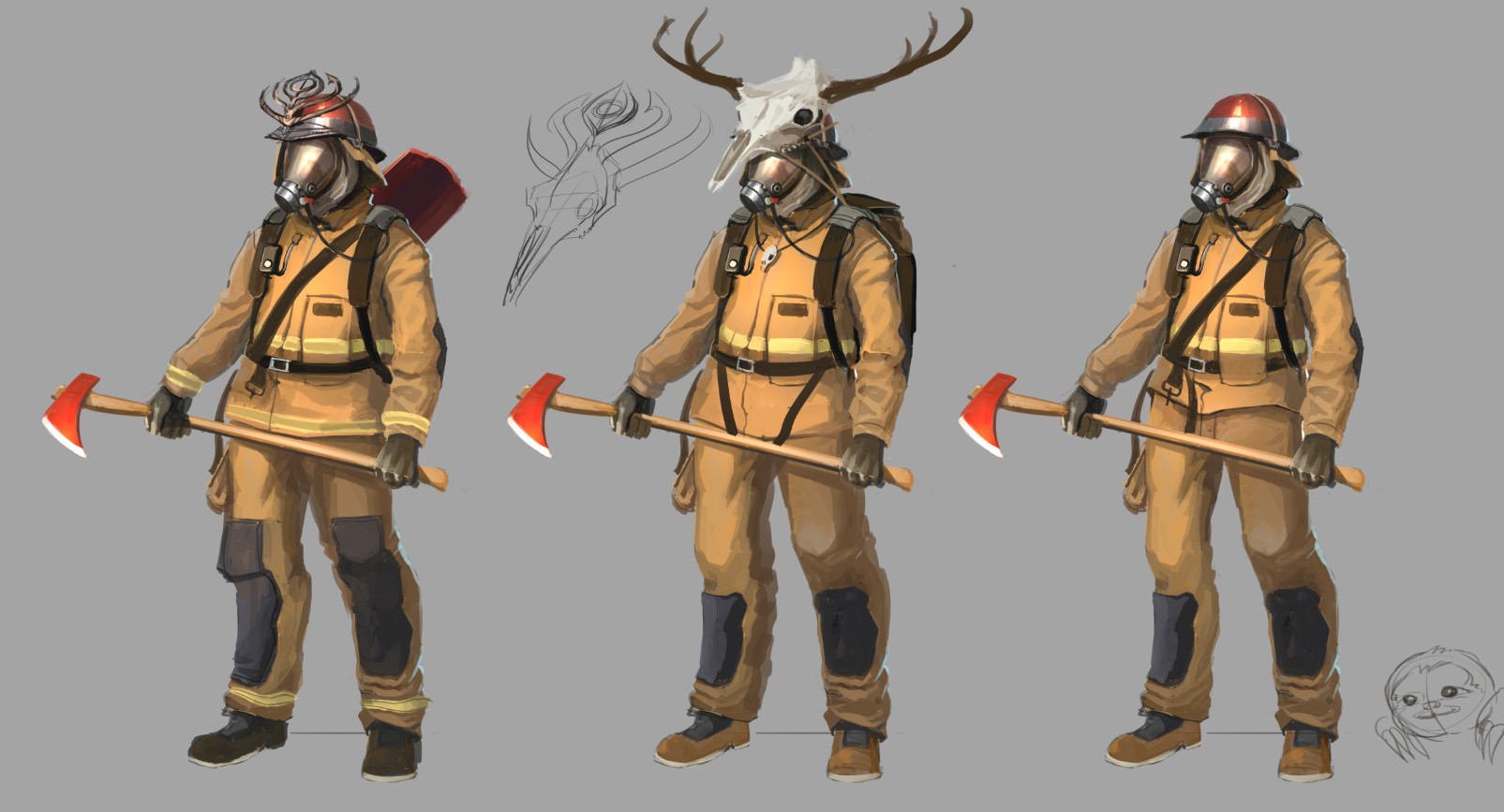 Jeffrey Yu - We Exist Game Character Art