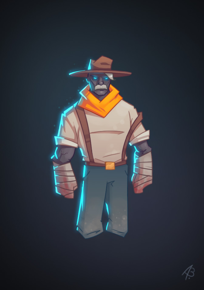 ArtStation - Undead Cowboy