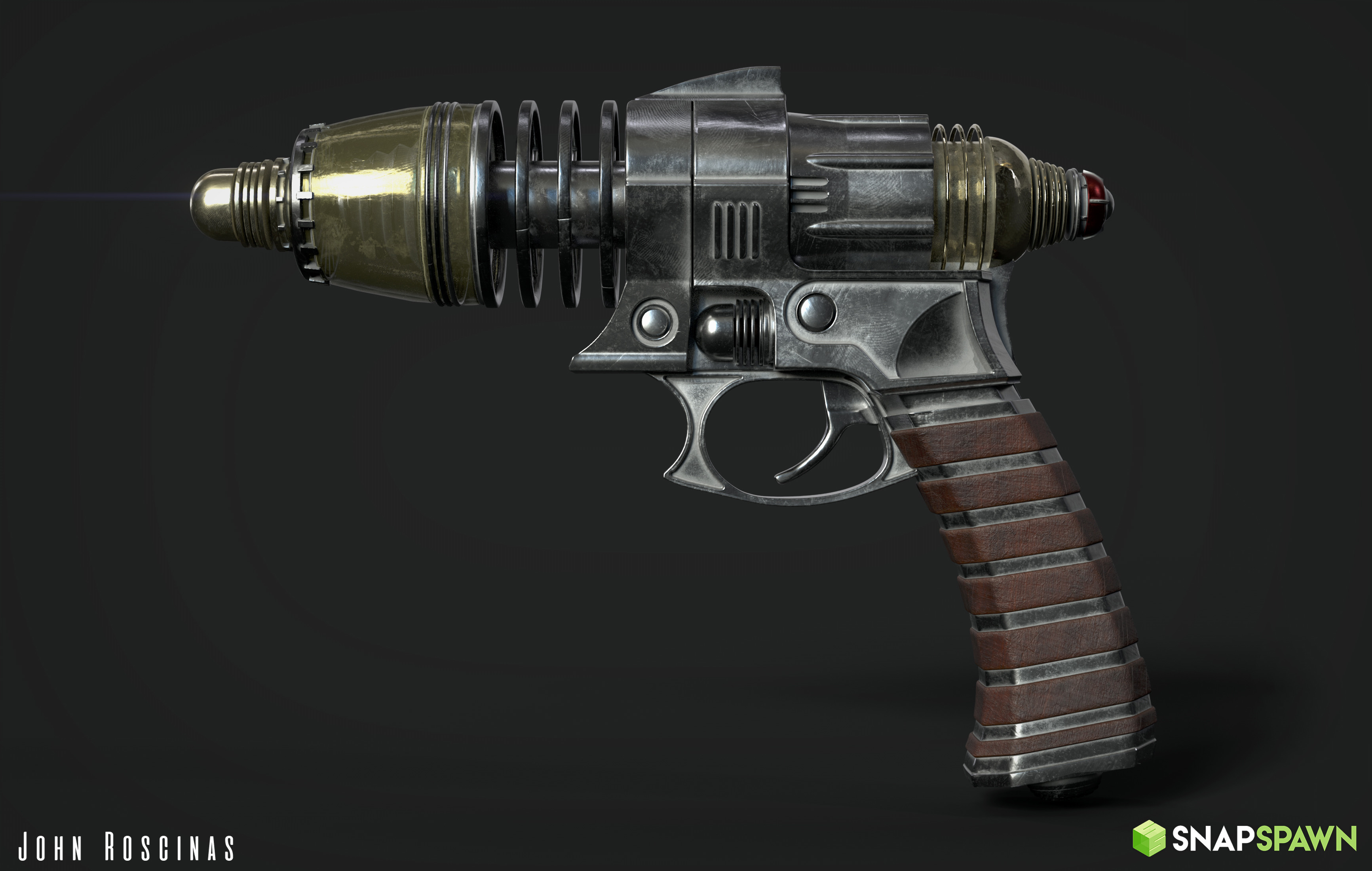⚪ Jonas Roscinas - Old School Ray Gun by John Roscinas