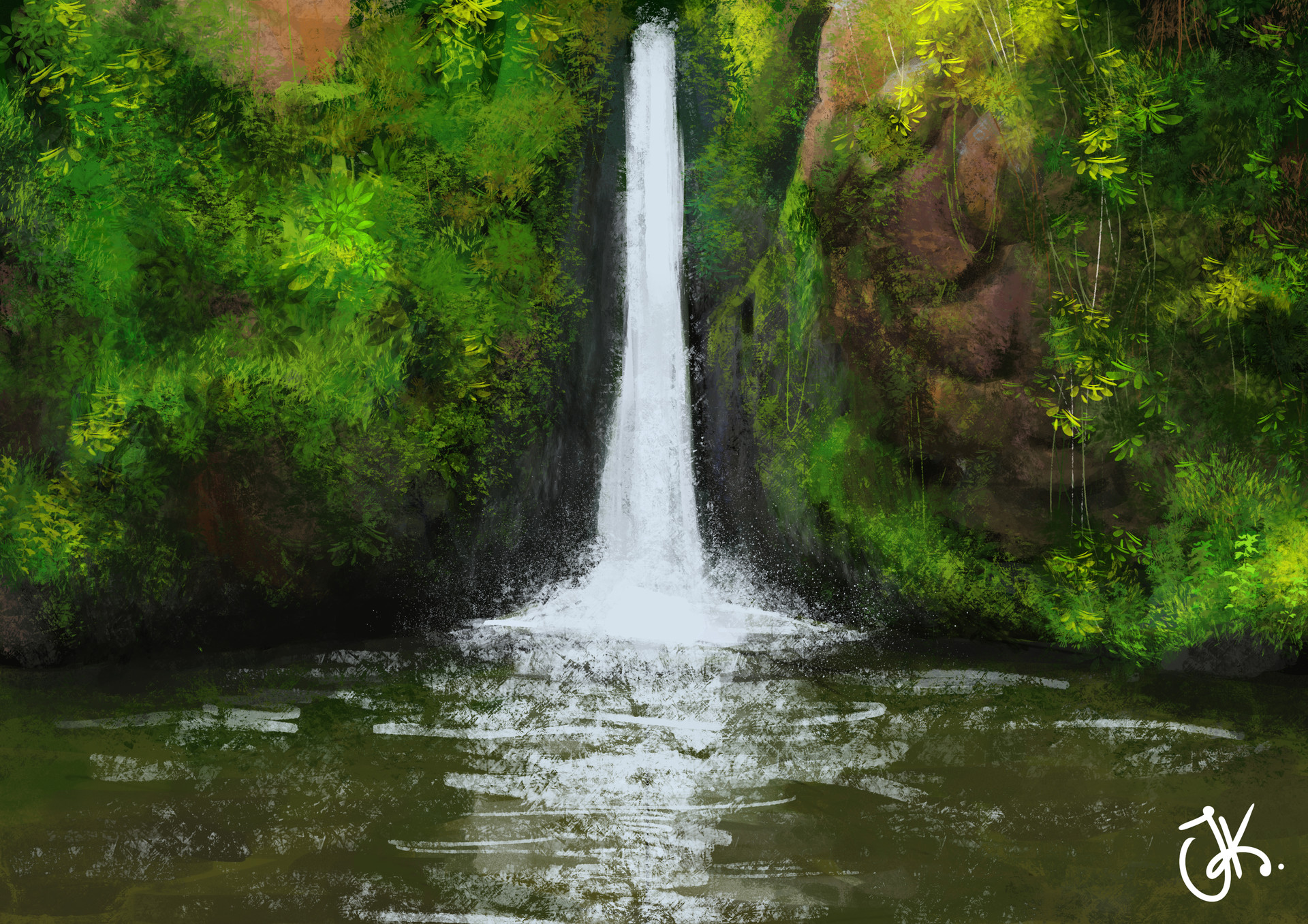 ArtStation - Waterfall