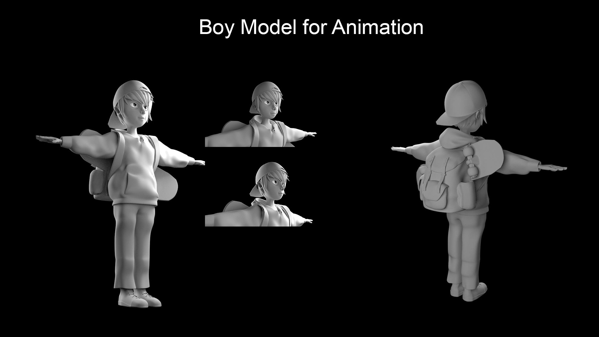 ArtStation - Character model for animation ( boy )