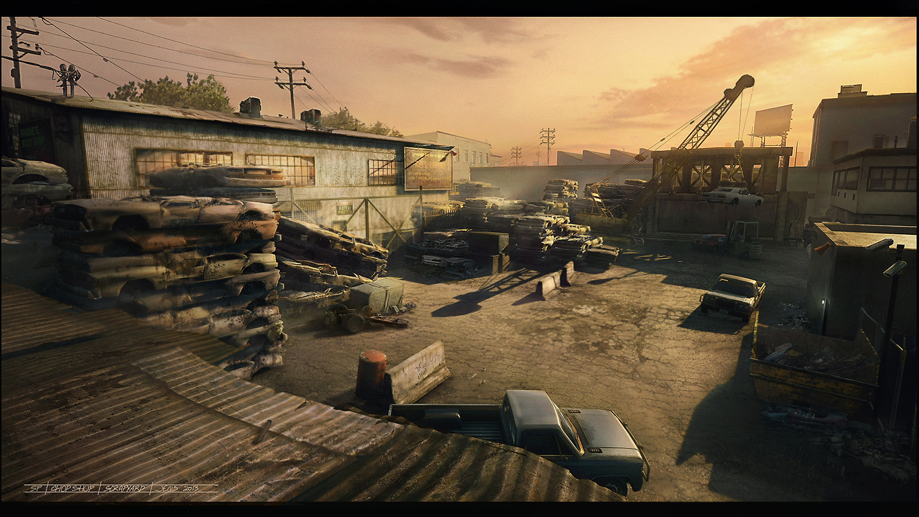 ArtStation - Hardline - Scrapyard