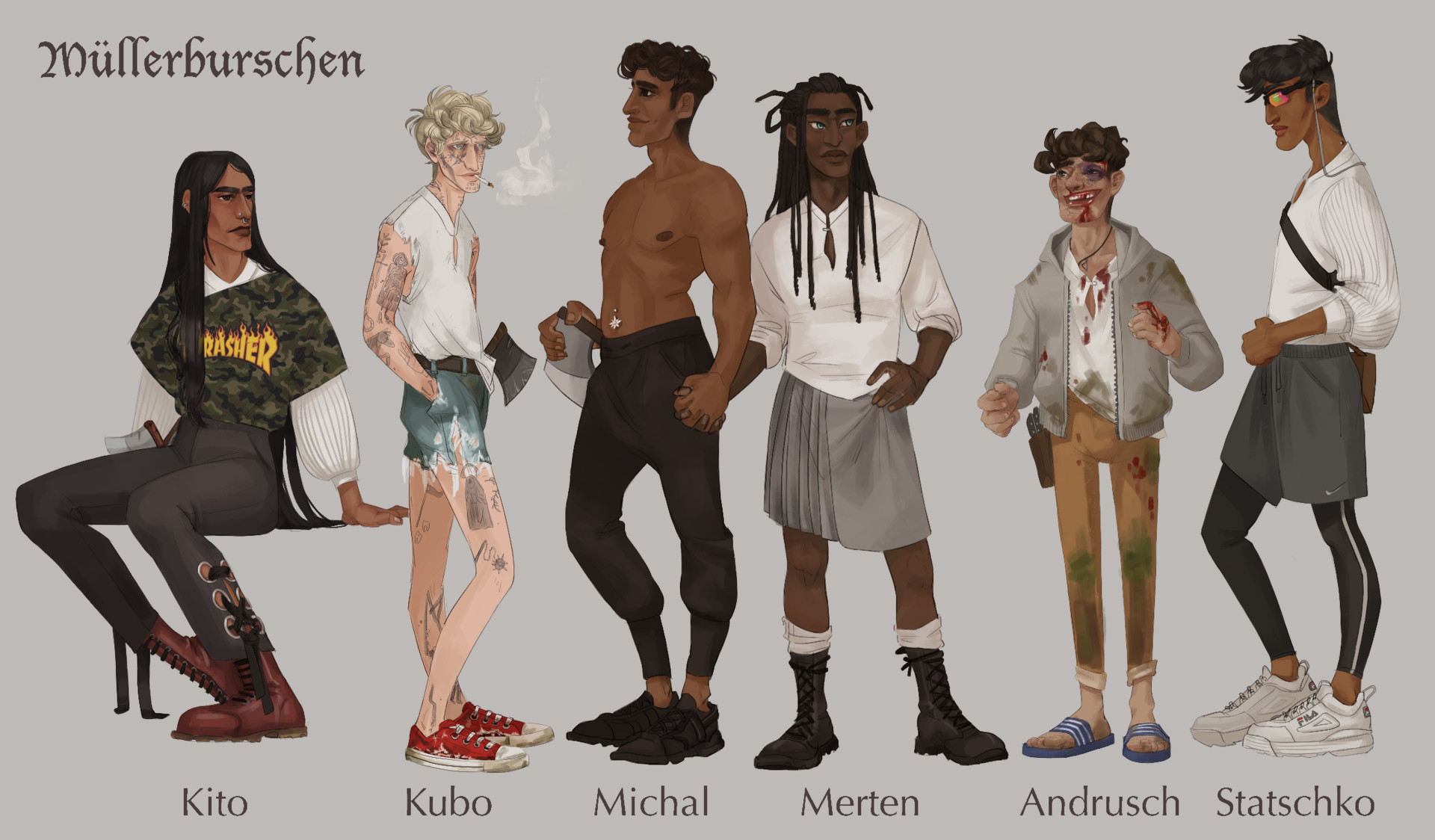 ArtStation - Character Design for "Krabat" by Otfried Preußler