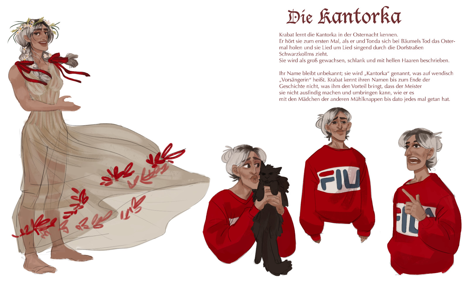 Franziska Reichert - Character Design for "Krabat" by Otfried Preußler