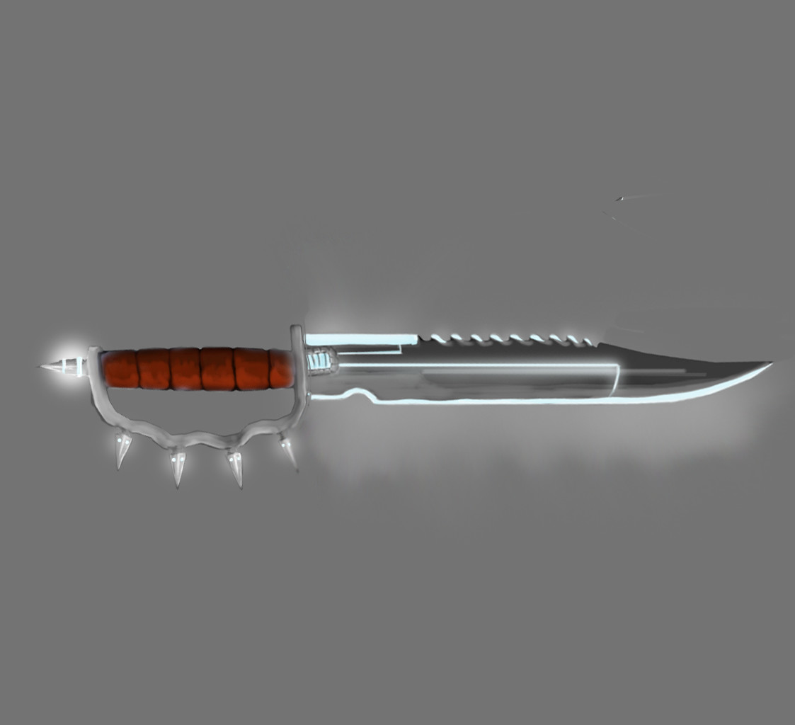 ArtStation - Neon Knife Concept