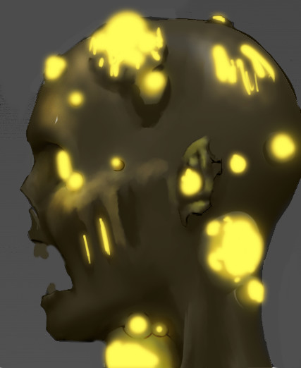 ArtStation - Neon Zombie Concept