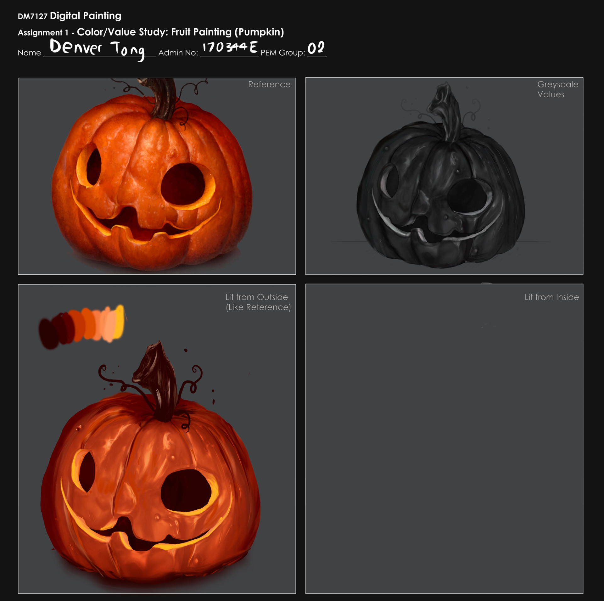 ArtStation - Assignment 1: Pumpkin
