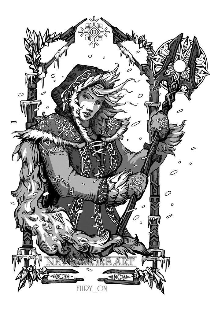 how to draw crystal maiden