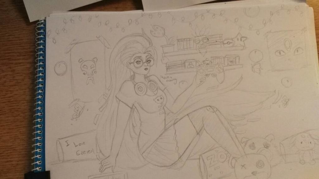 Shizuko Drawing - Cyber Pop Zoe