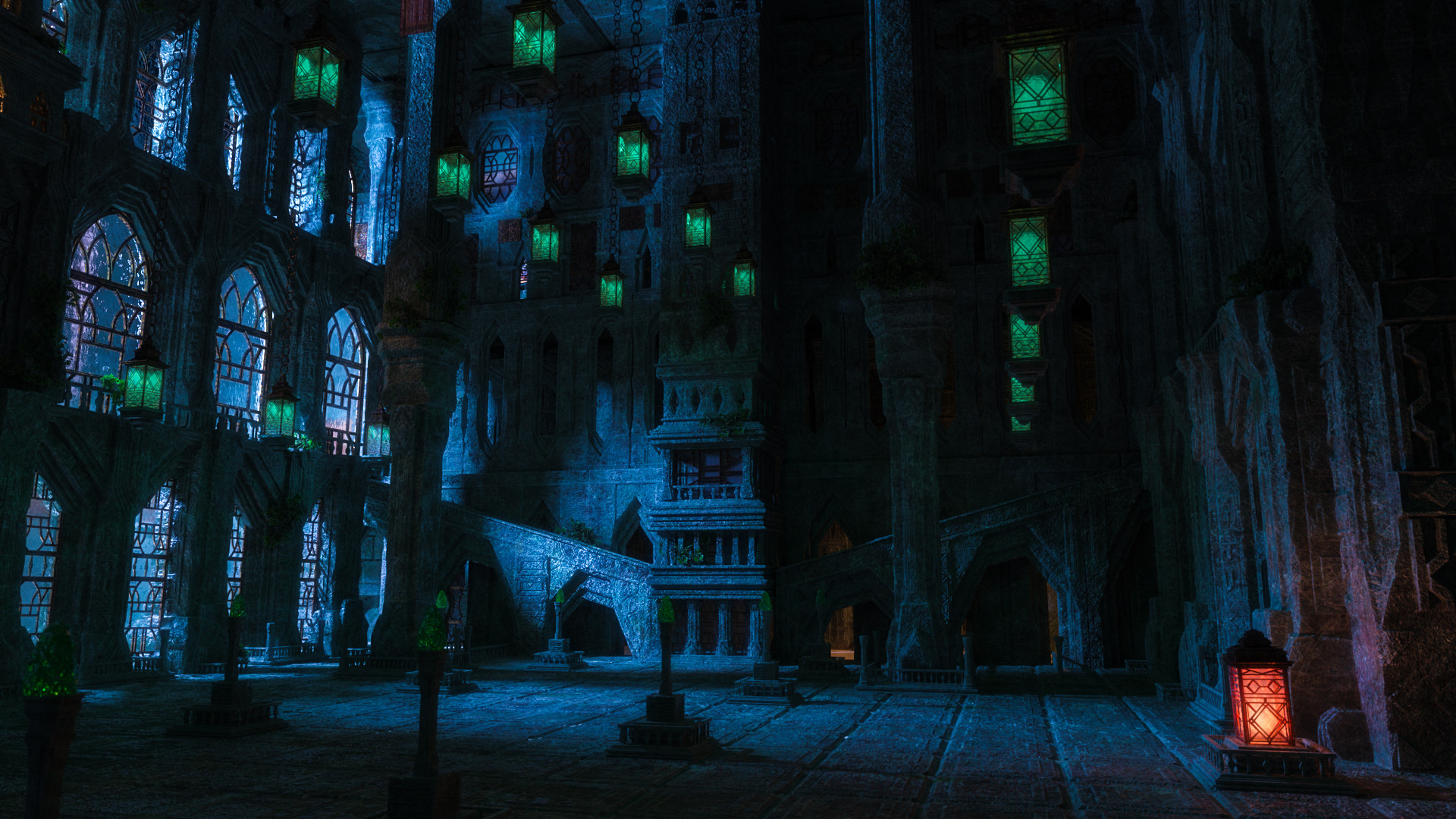 ArtStation - Dwarven Hall