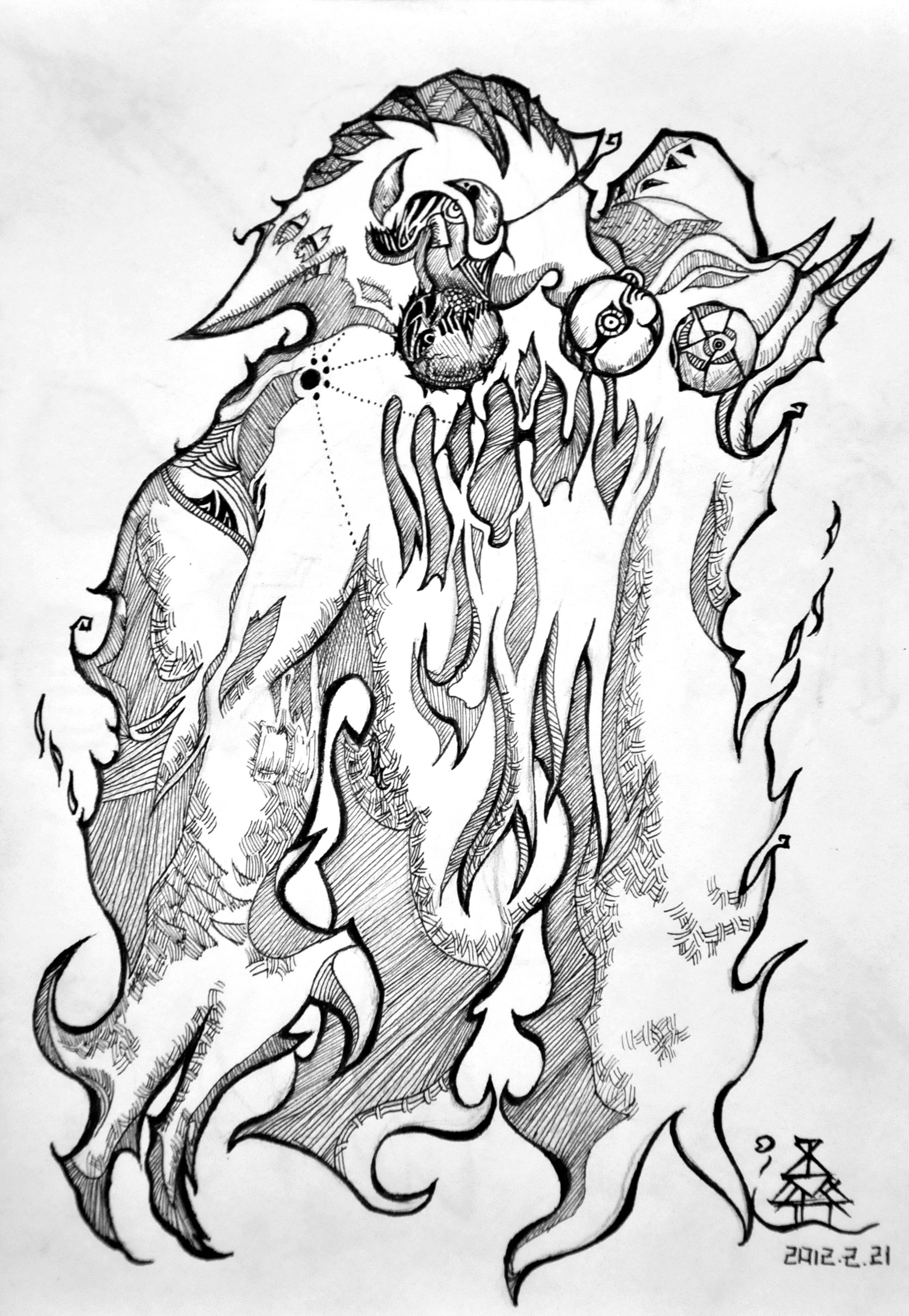 ArtStation - Ghost Fire Clown