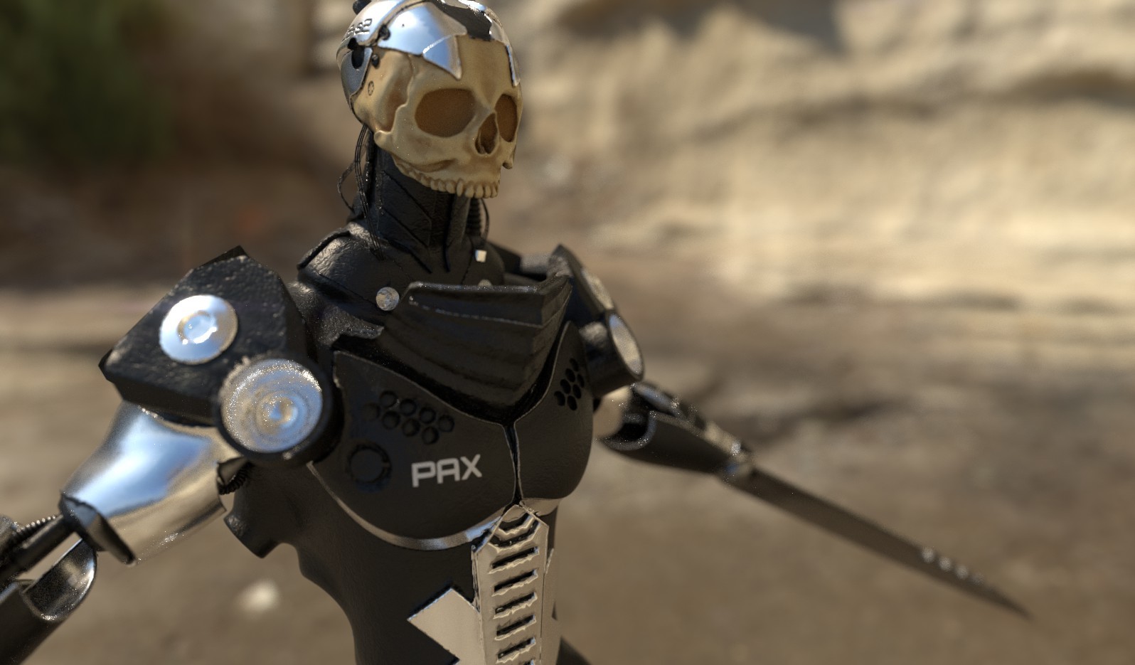 Alex Appleseed - Beautiful RoboMan posing (no posing) on a beach, and ...