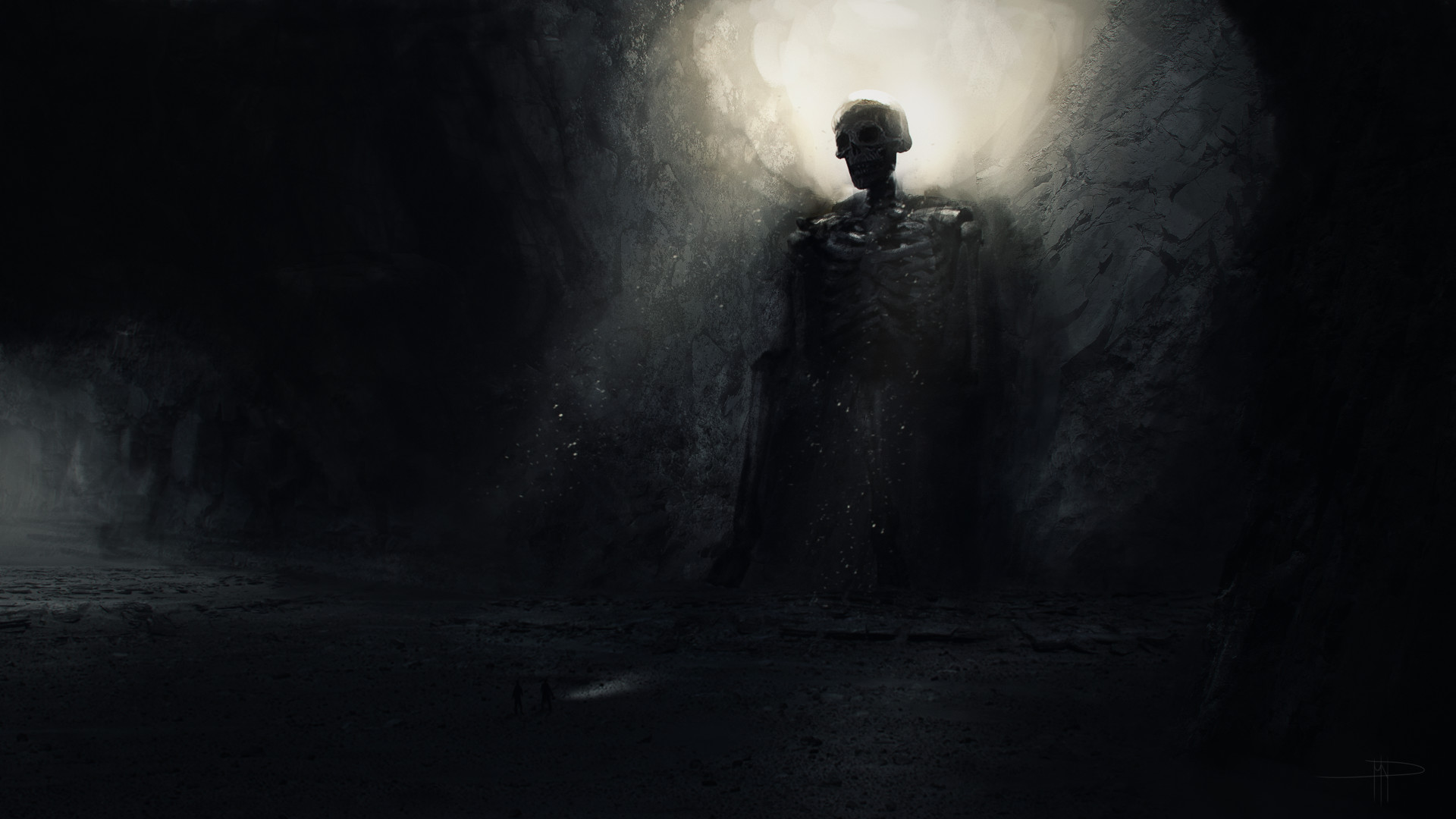 ArtStation - Personal Work - Giant's Skeleton