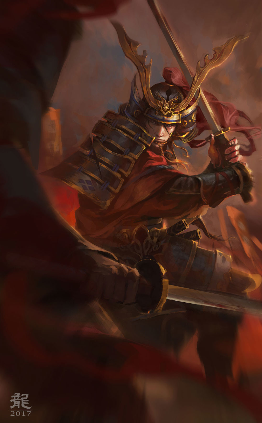 ArtStation - The fighting Warrior