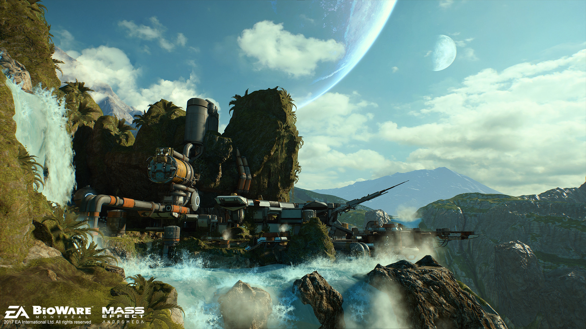 Taylor Kingston - Mass Effect Andromeda: Firebase Aqua Environment Art