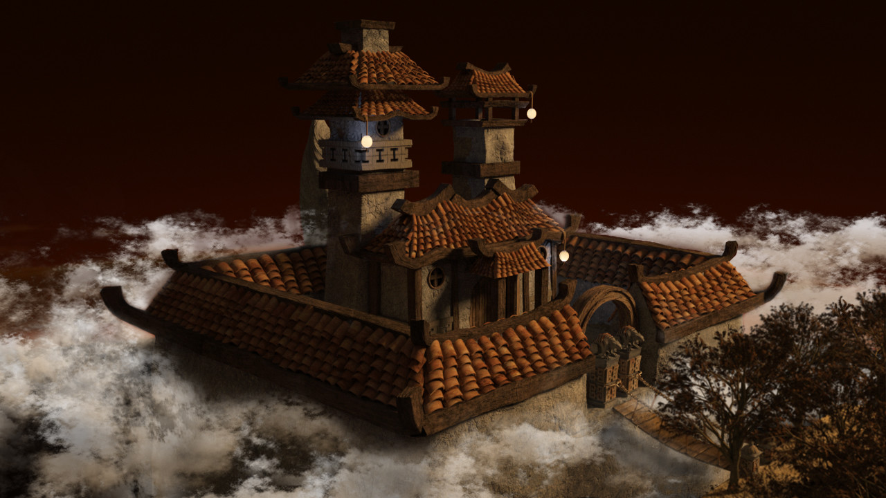 ArtStation - Temple Scene