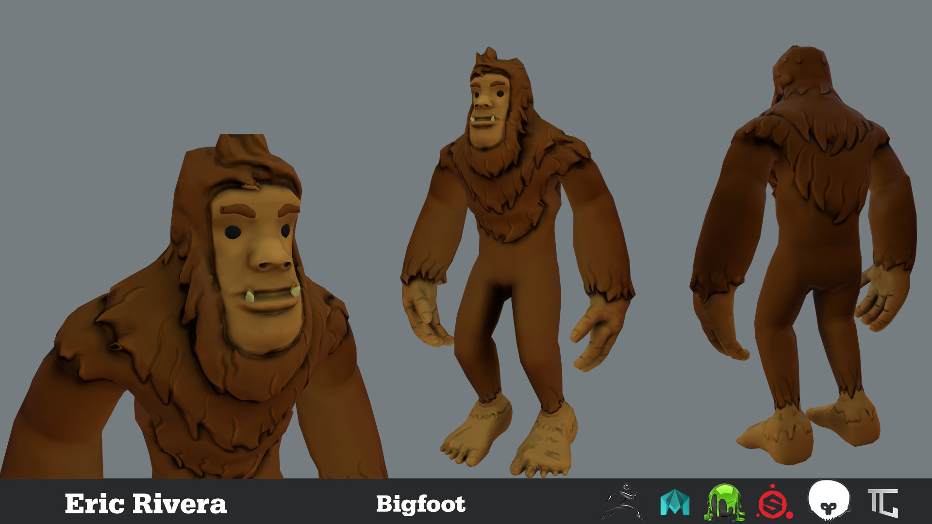 ArtStation - How to Human - Bigfoot Character model