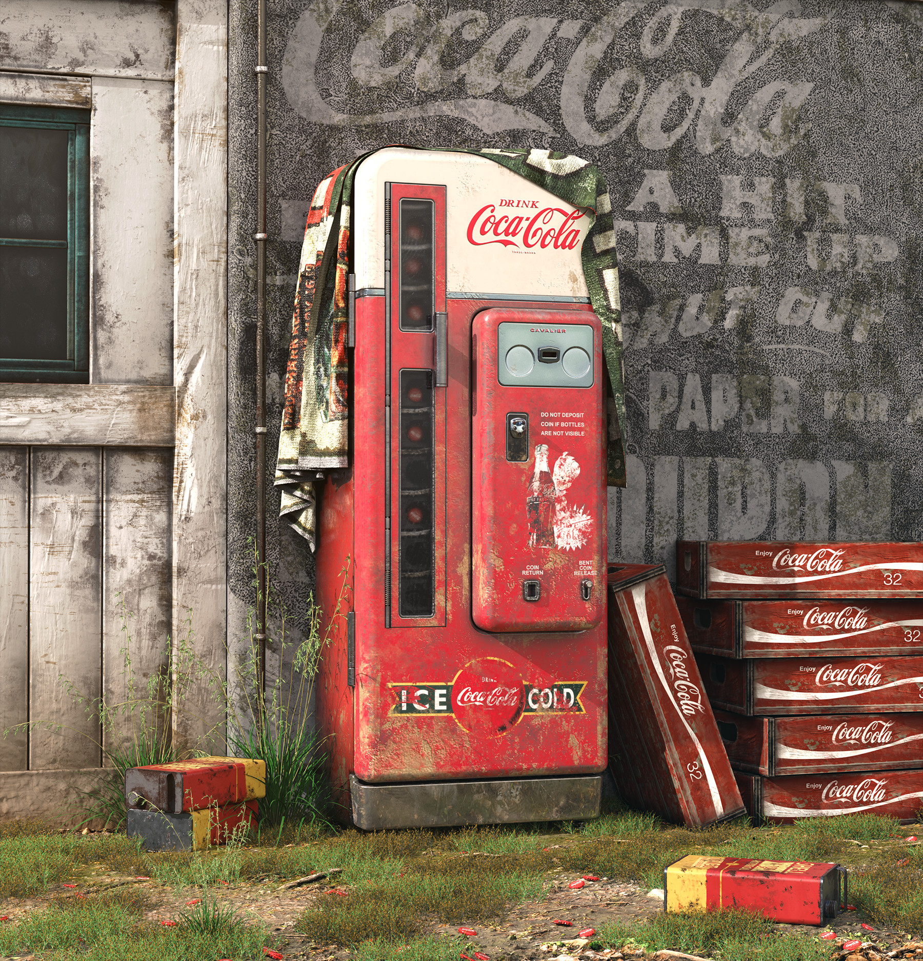 Michael Wood - Abandoned Coke Machine