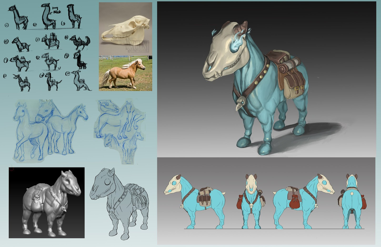 ArtStation - ghost horse