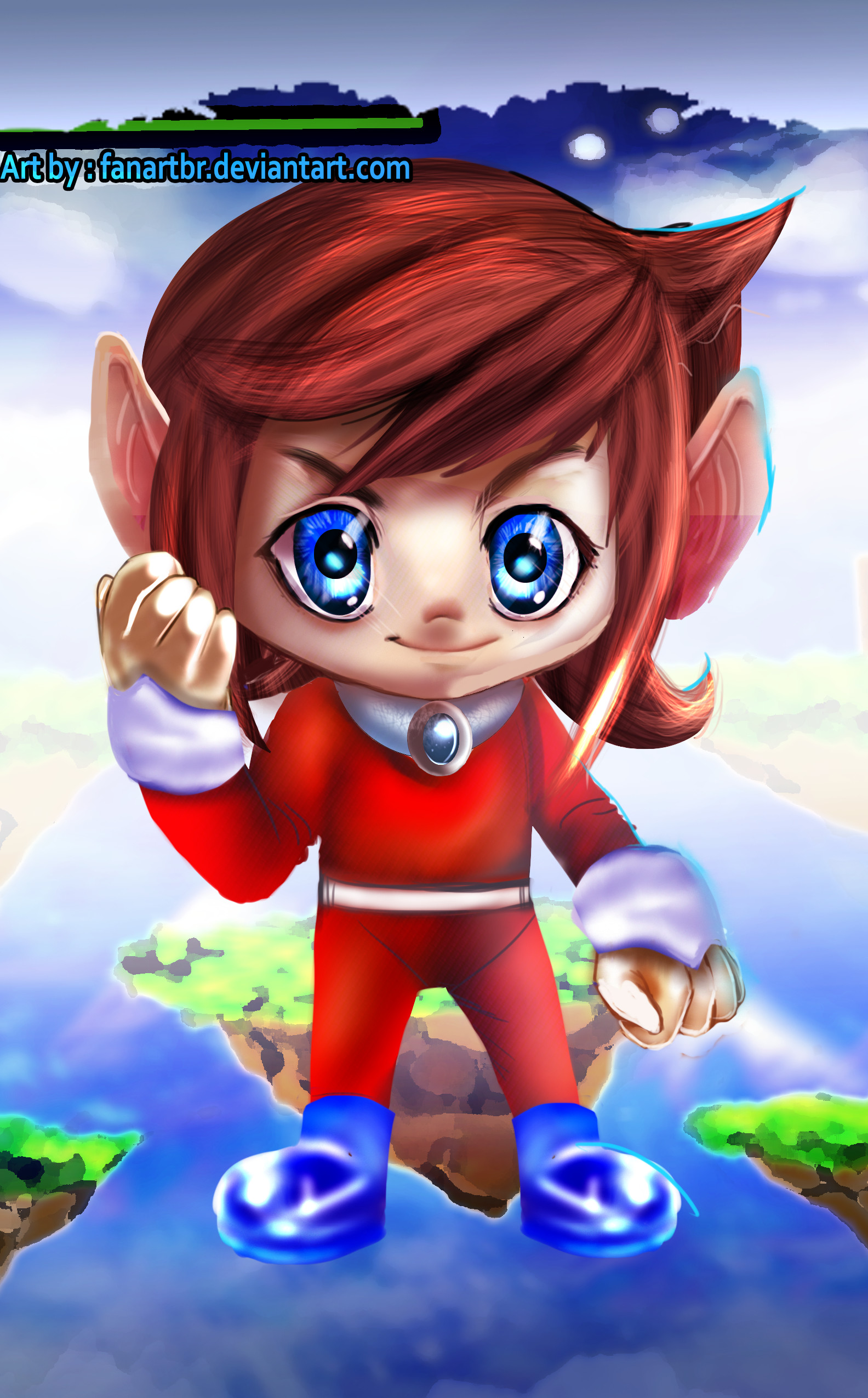 ArtStation - Alex kidd in miracle world concept 01