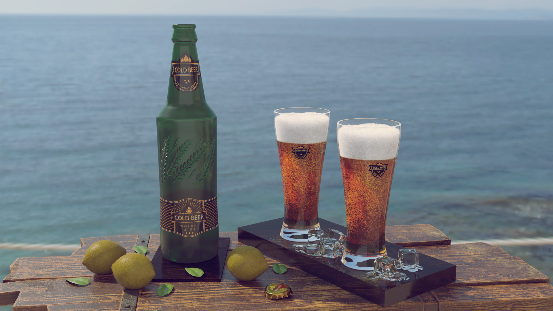 ArtStation - Beer Advertising