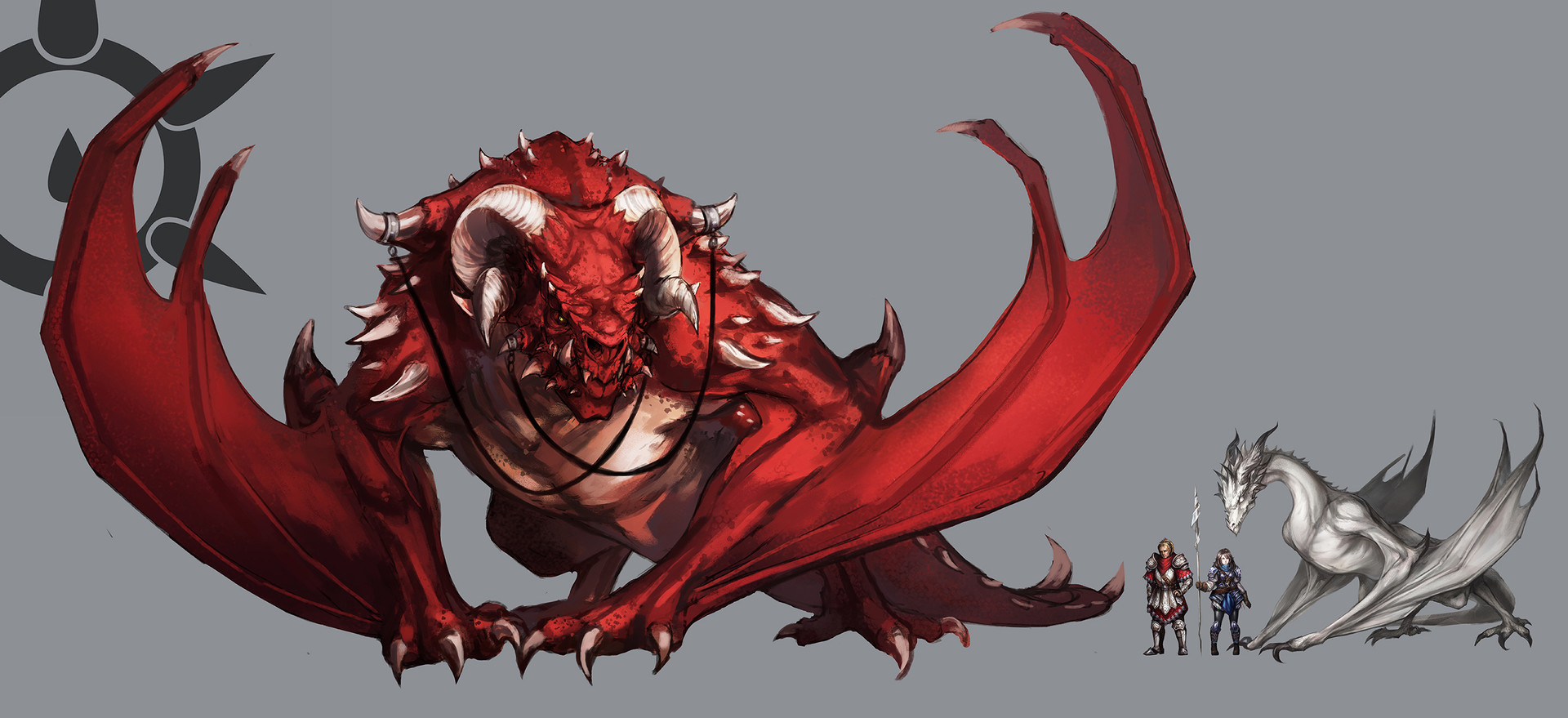 ArtStation - Mox the red dragon