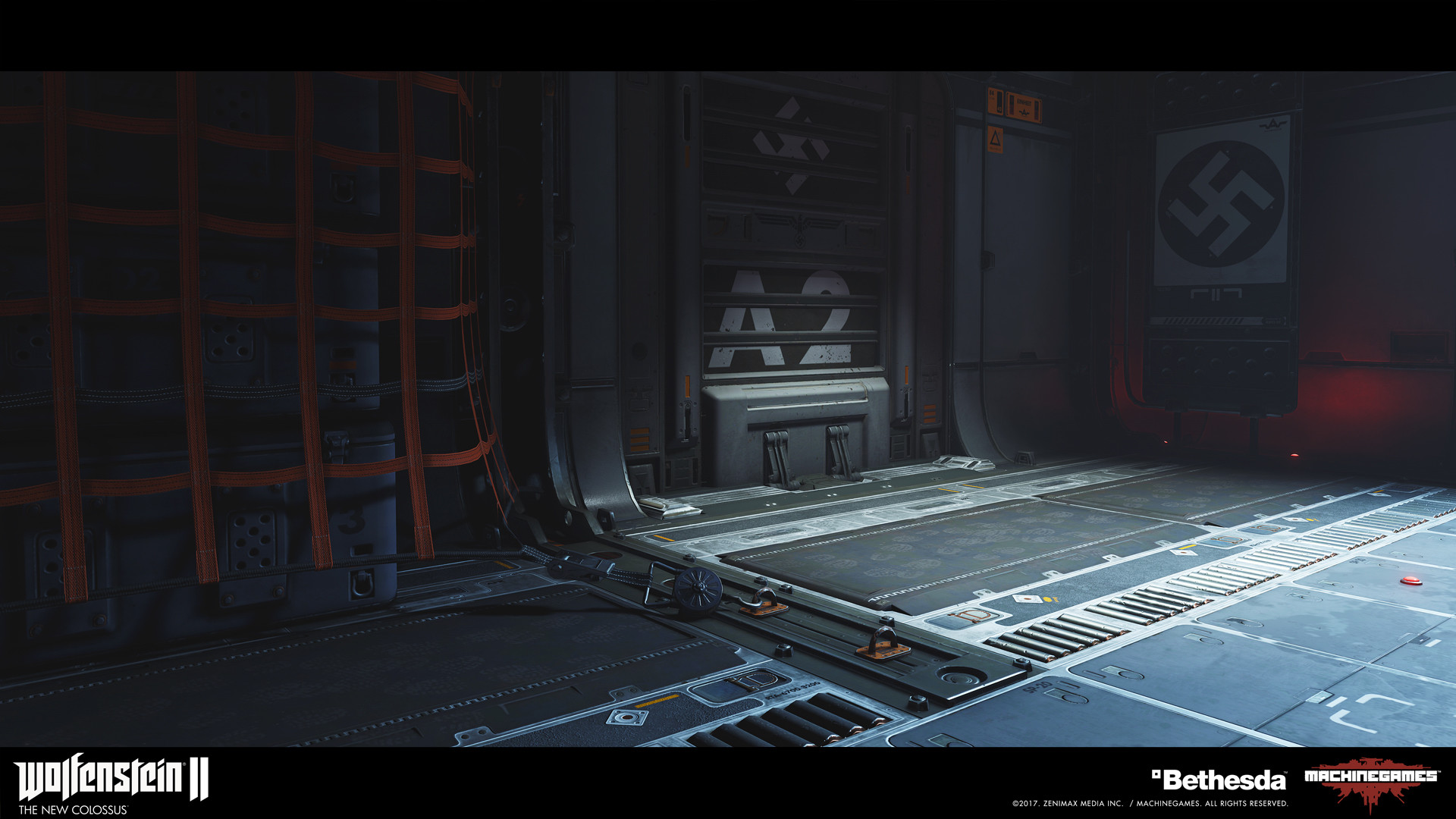 Fredrik Stertman - Wolfenstein 2 The New Colossus - Ausmerzer interiors