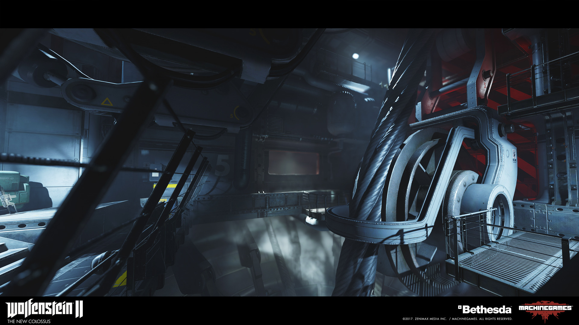 Fredrik Stertman - Wolfenstein 2 The New Colossus - Ausmerzer interiors