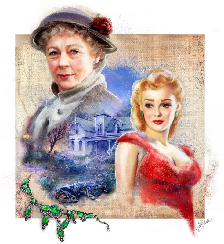 ArtStation - Miss Marple, magzine illustration