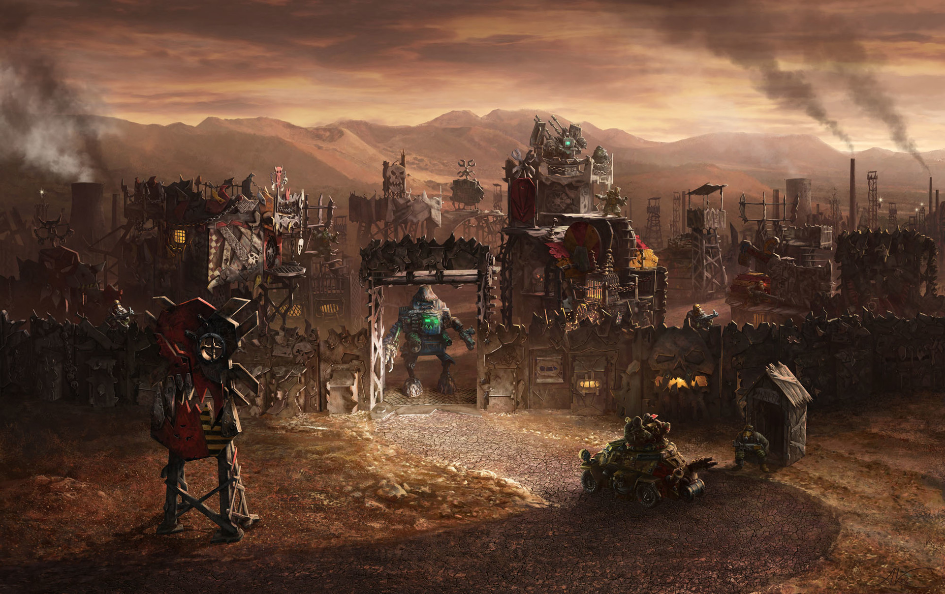 ArtStation - Orc Town