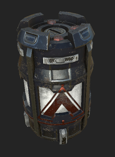 ArtStation - SciFi Barrel for Star Log One