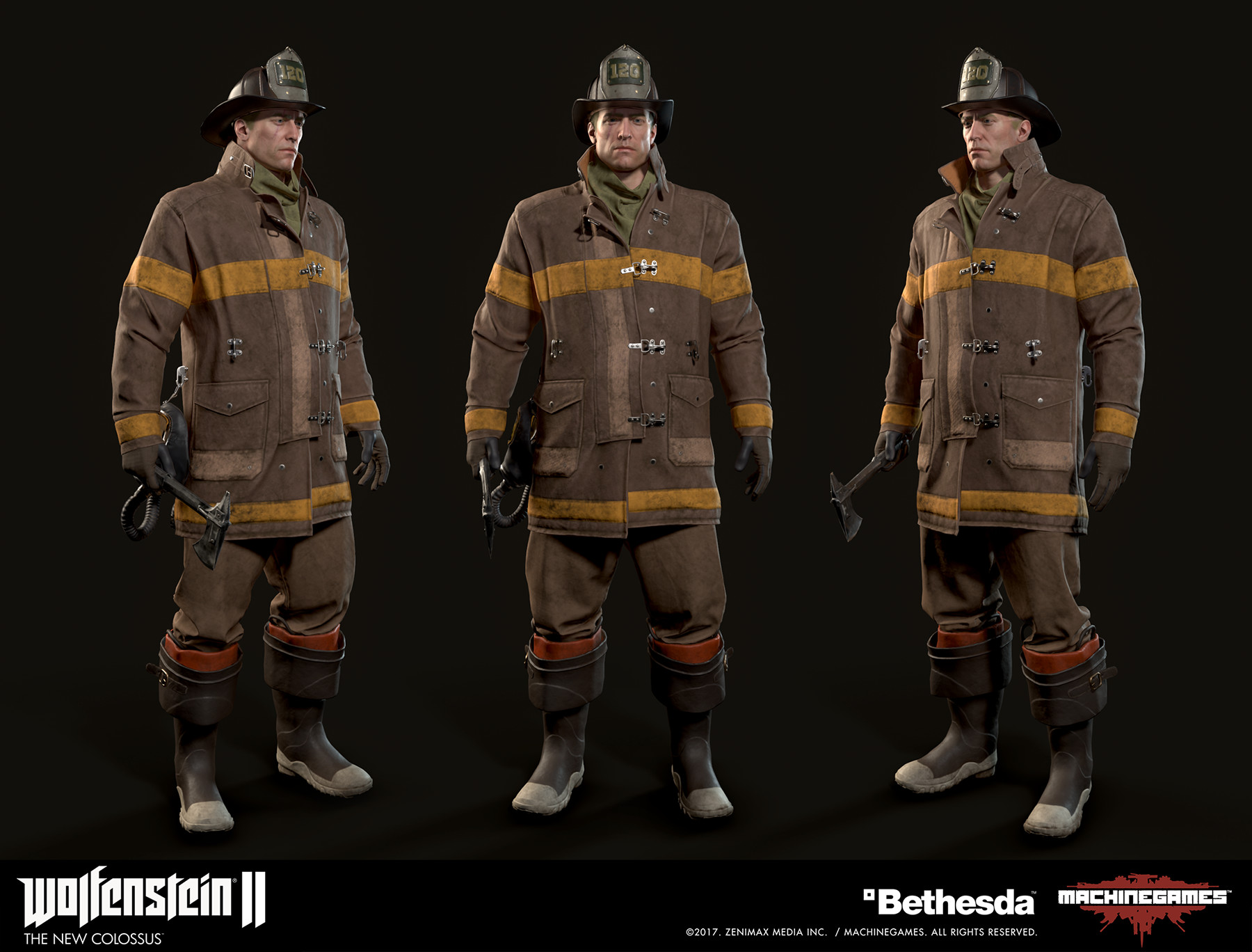 Daniel Johnsson - Wolfenstein 2 - William Joseph "B.J." Blazkowicz ...