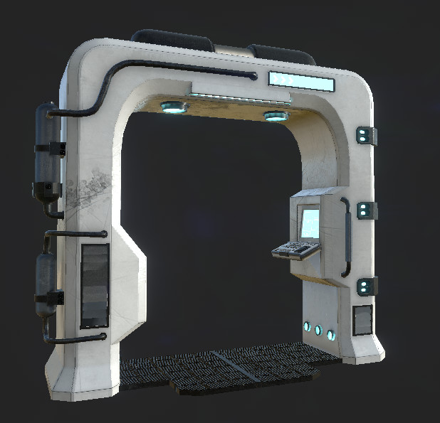 ArtStation - SciFi Doorway