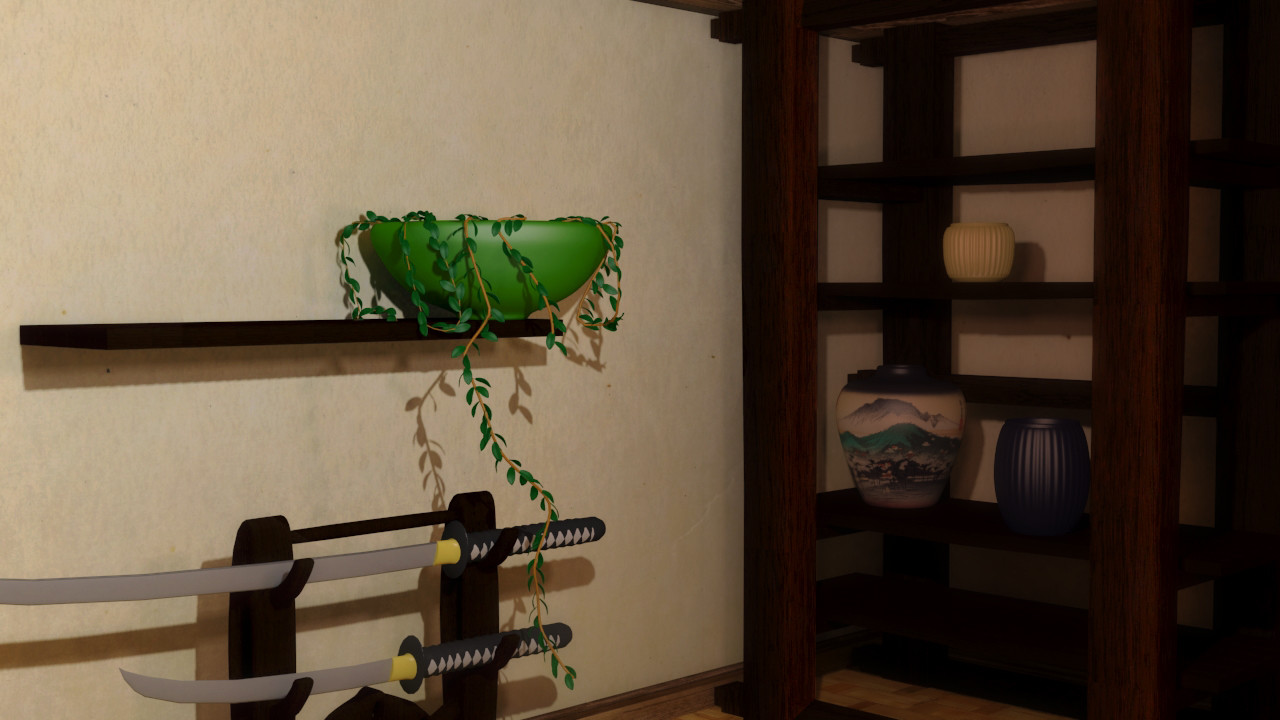 ArtStation - Japanese room 3D