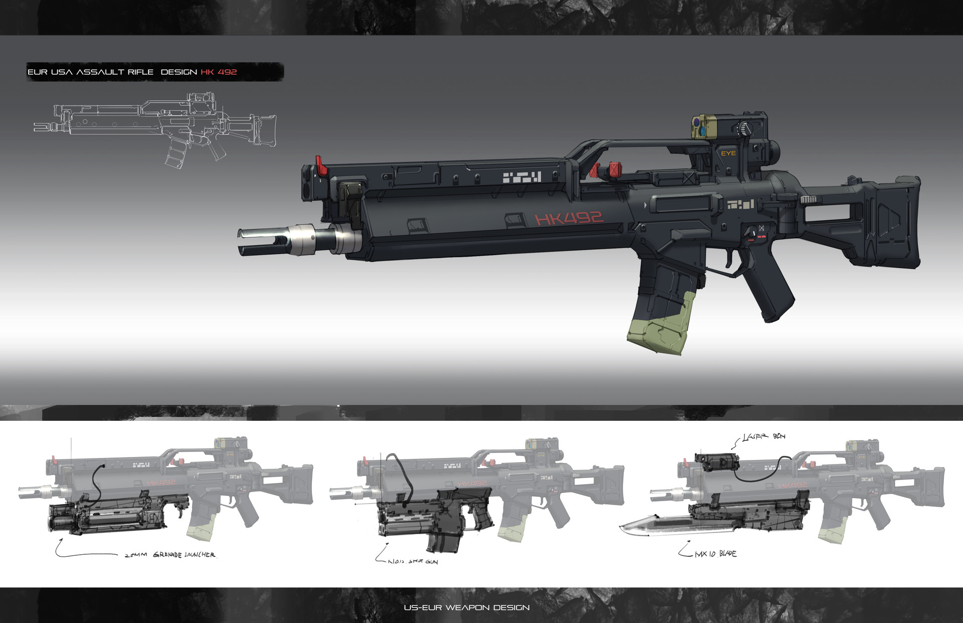 ArtStation - EUR USA WEAPON SYSTEM 01