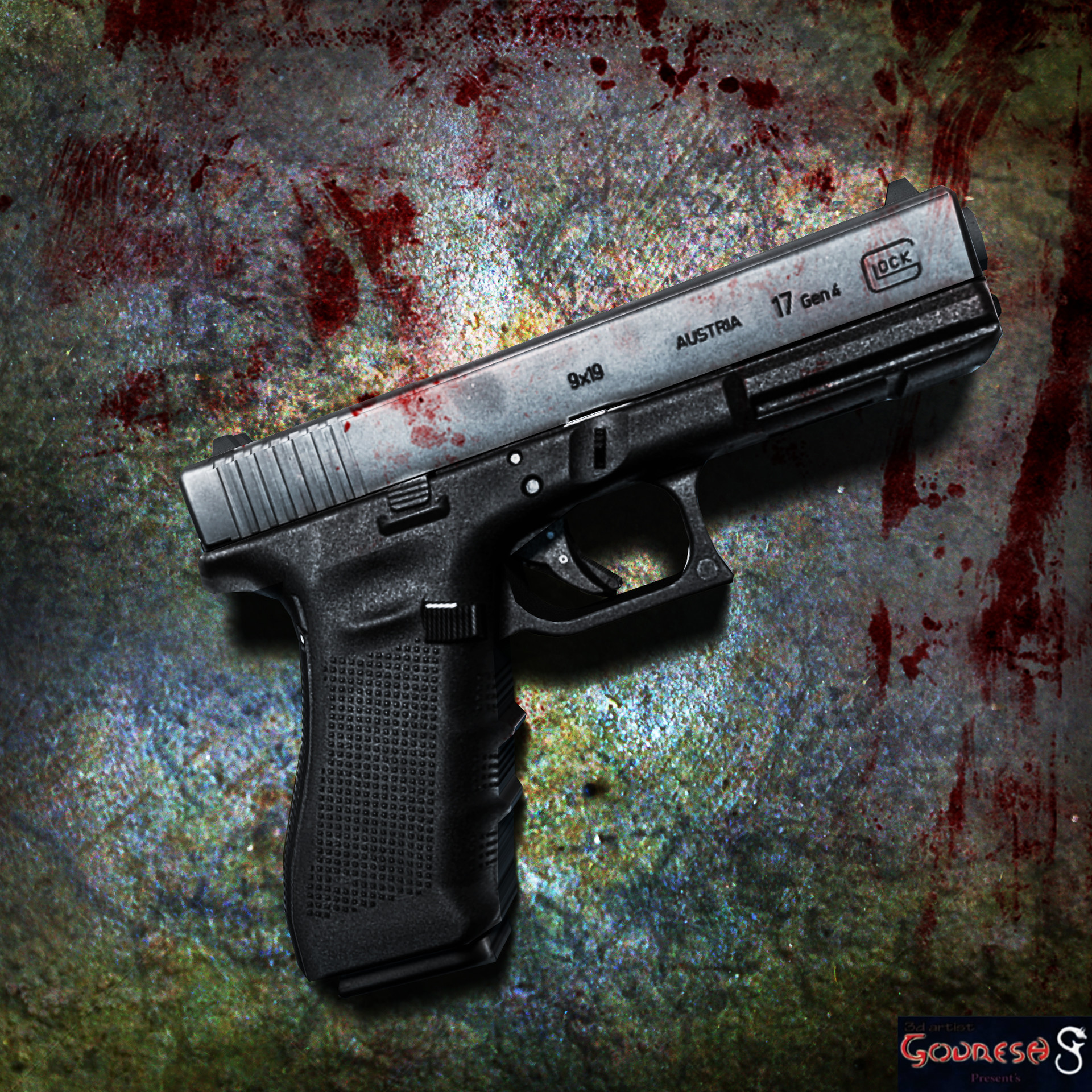 ArtStation - GLOCK 9 MM 3D MODEL