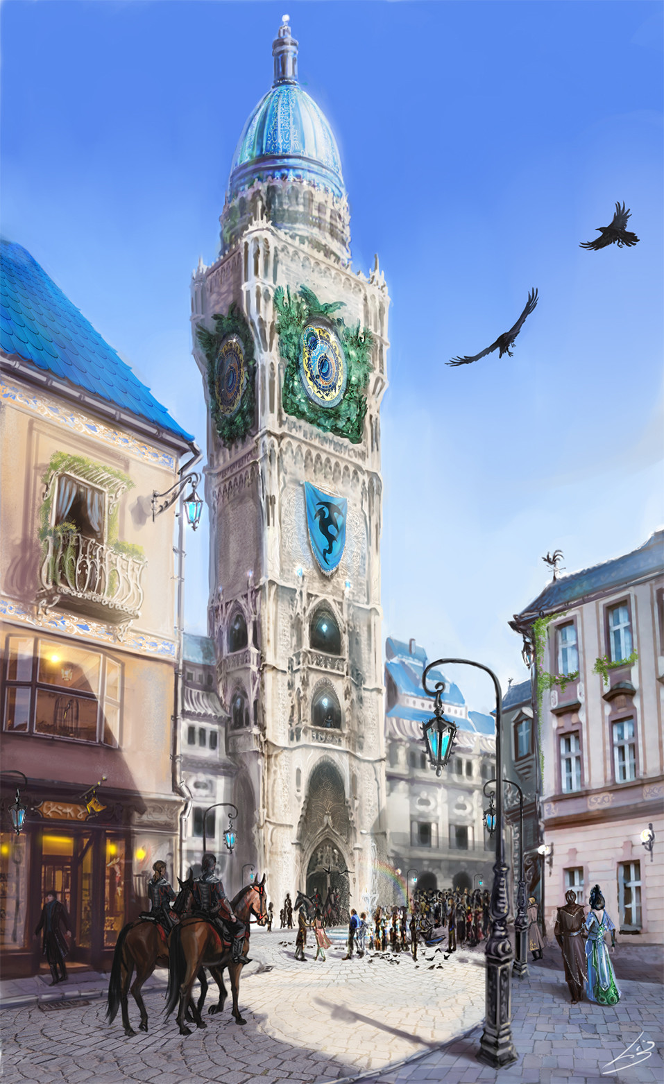 ArtStation - Clock tower