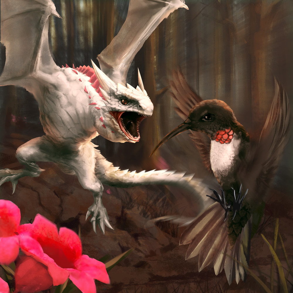 ArtStation - Midwestern Wood Wyvern