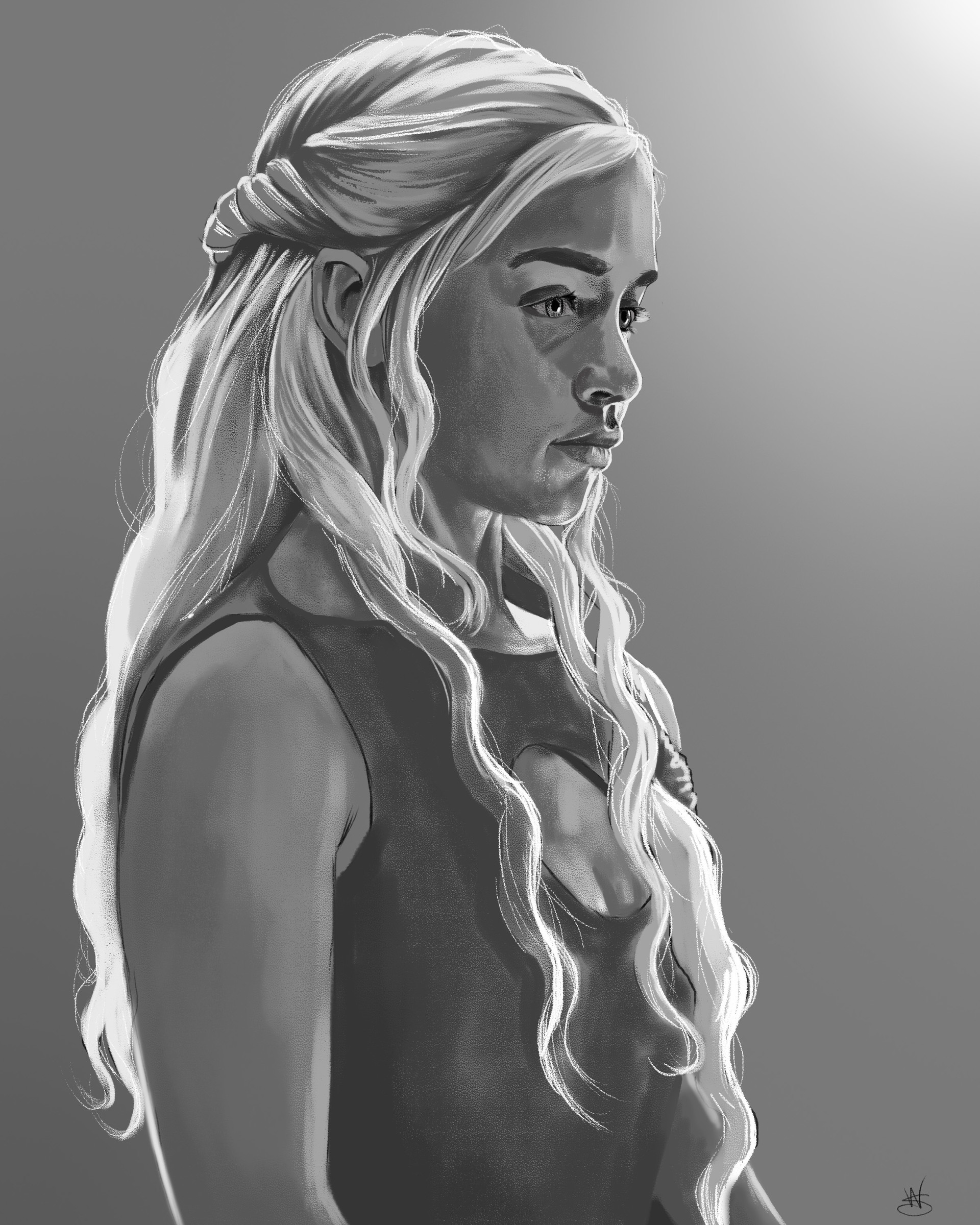 ArtStation - Mother of Dragons, Daenerys Targaryen.