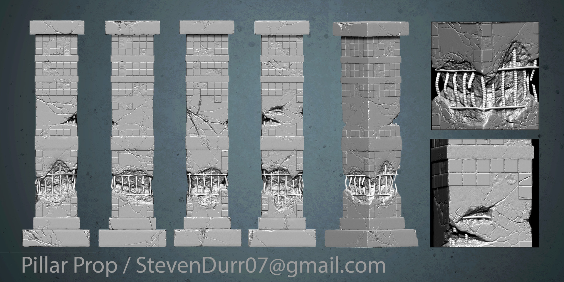 Steven Durr - Broken Subway Pillar (Project Breakdown)