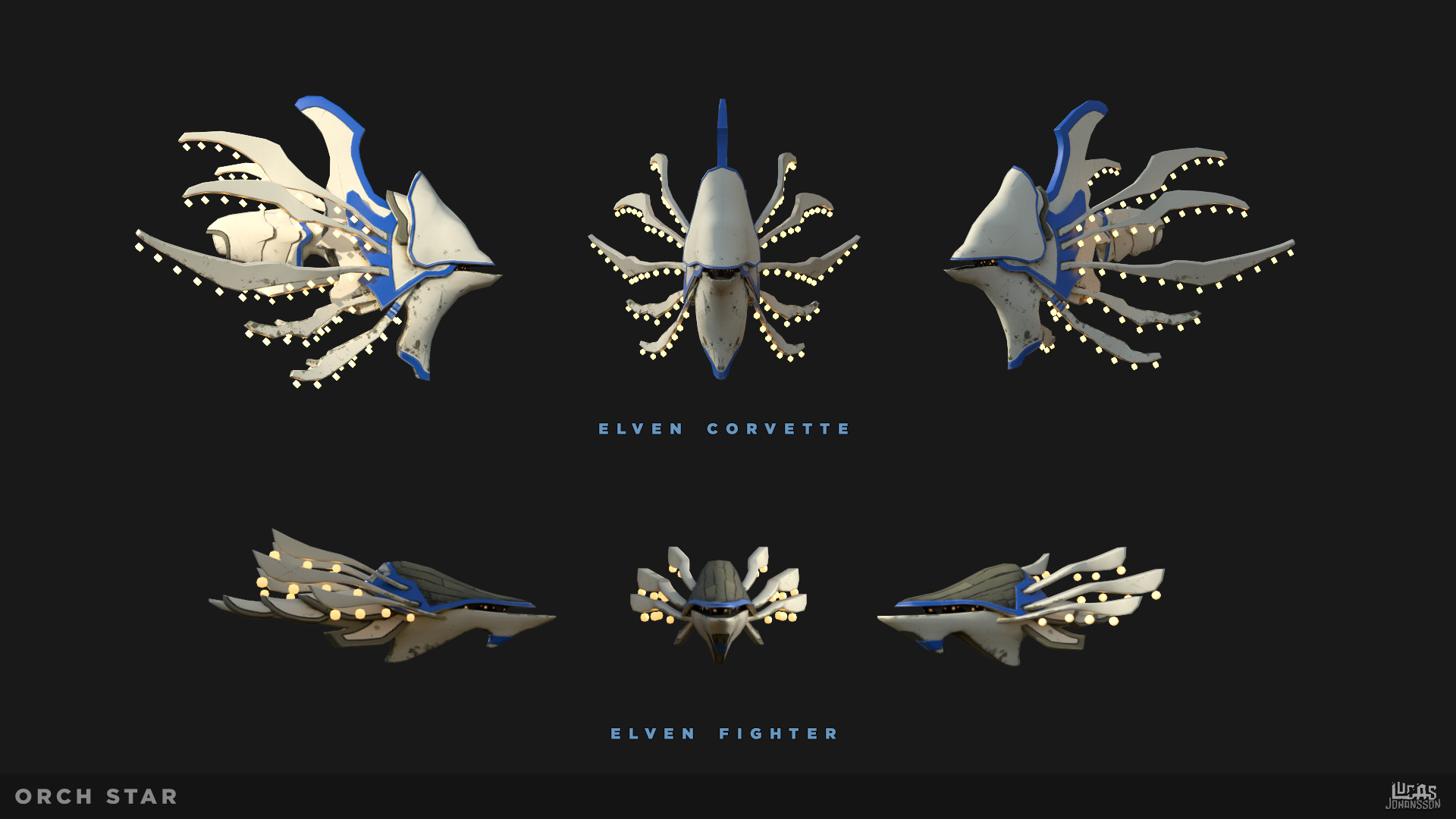 Lucas Johansson - Elven Spaceships