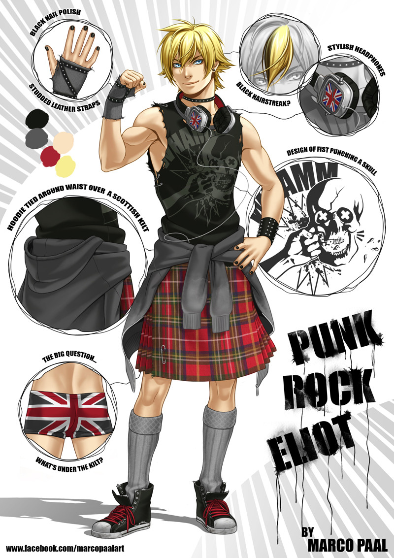 Marco Paal - Punk Rock Eliot Costume Design