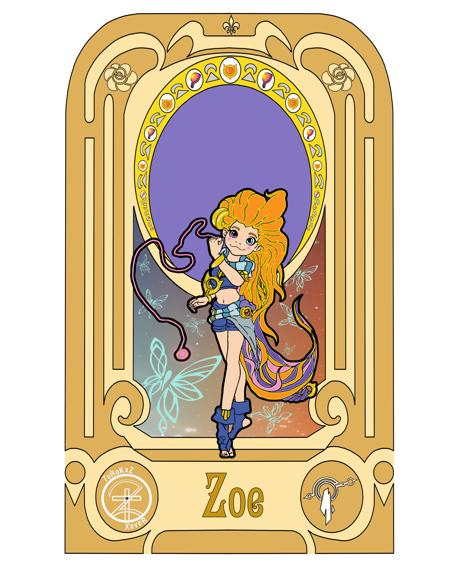ArtStation - Zoe Art Nouveau