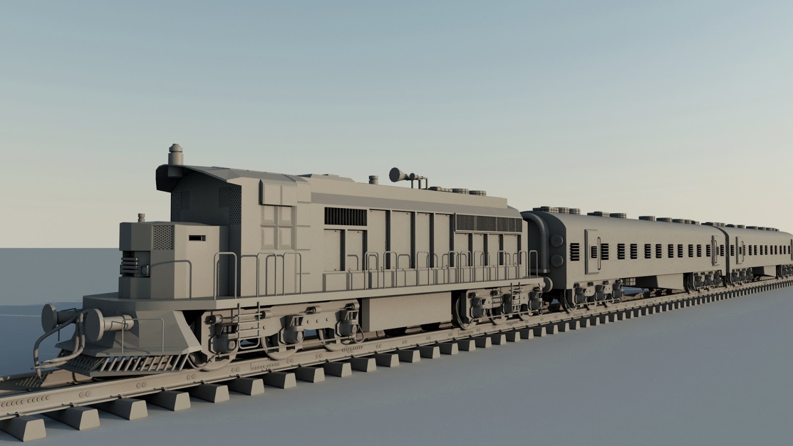 ArtStation - Train_asset_for_3d_game