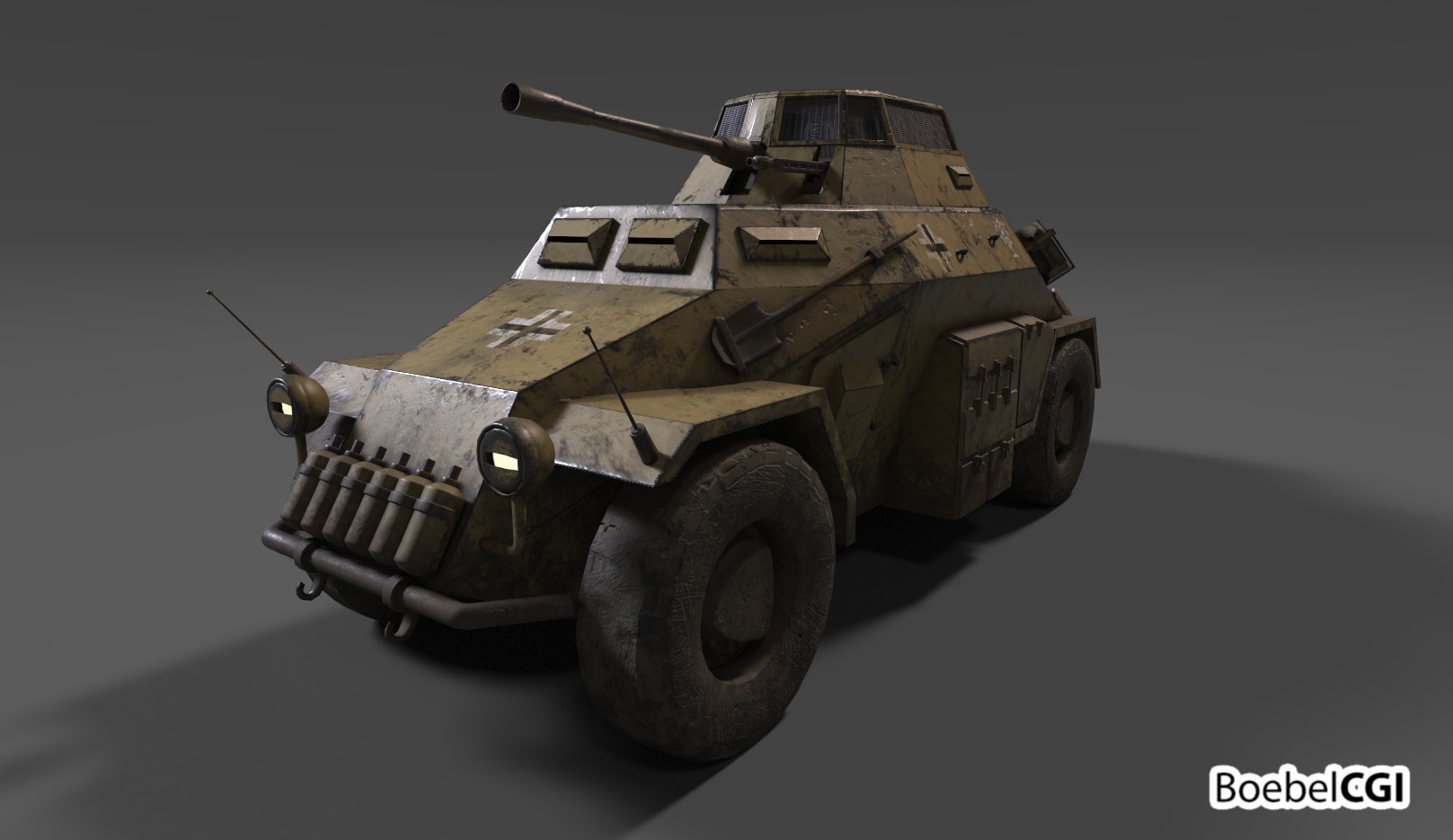 ArtStation - WWII - Germans "Sd.Kfz.222"